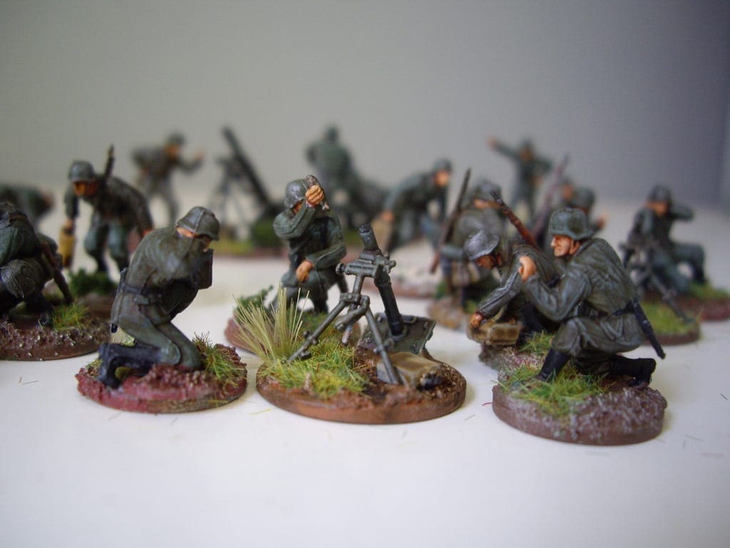 Pegasus 7204 German Mortar Teams (Granatwerfer) - 1/72 Scale Model