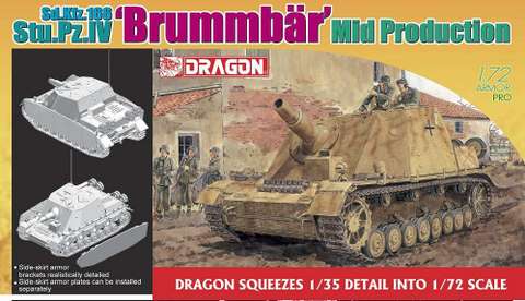 Dragon - 7242 - Brummbär (Mid Production) - 1/72 Scale Model