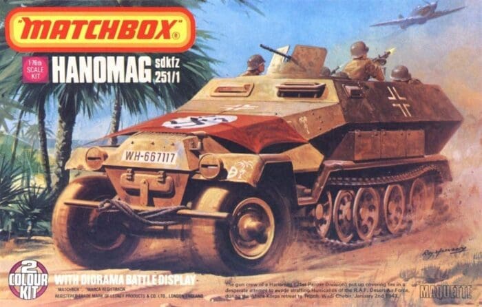 Matchbox - 40083 (PK-83) - Hanomag SdKfz 251/1 - 1/72 Scale Model