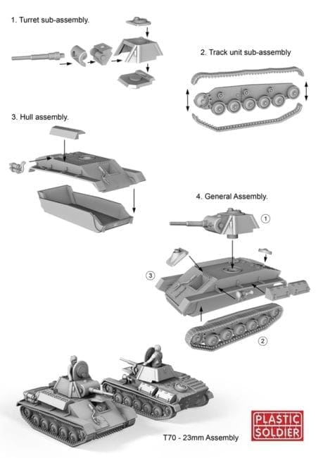 The Plastic Soldier Company - WW2V20009 - 1/72nd Russian T70 Tank - 1/ ...