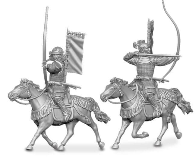 Zvezda - 6416 - Mounted Samurai Archers - 1/72 Scale Model