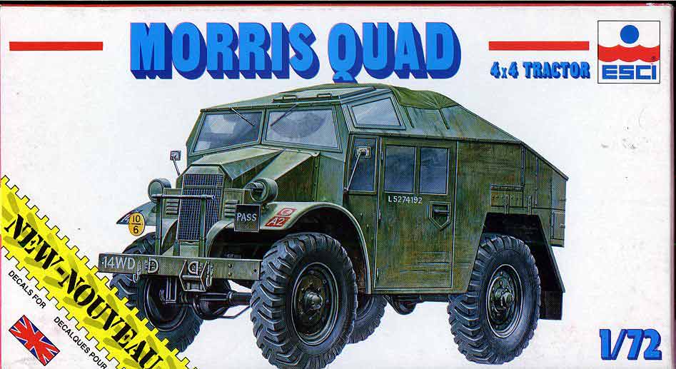 ESCI - 8321 - 8042 - Morris "Quad" (British Quad Gun Tractor) - 1/72 ...