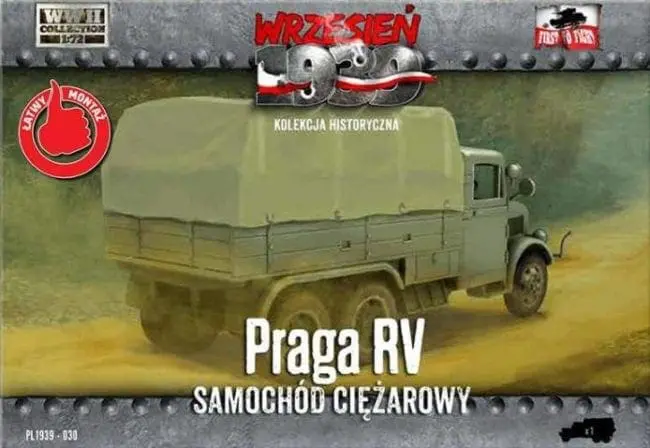 First to Fight - 030 - Praga RV Truck (Cargo transporter) - 1/72 Scale ...