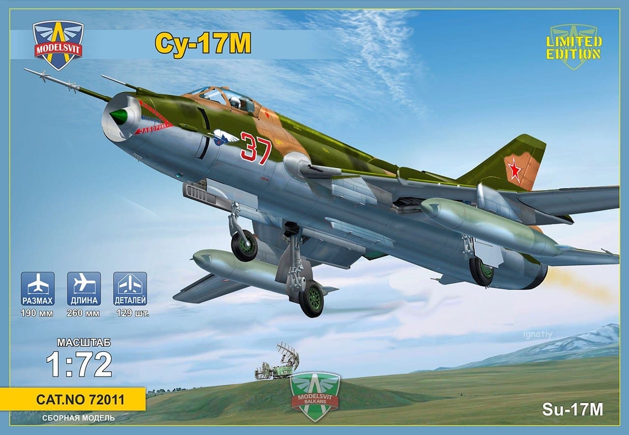 Modelsvit - 72011 - Sukhoi Su-17M Multirole fighter - 1/72 Scale Model
