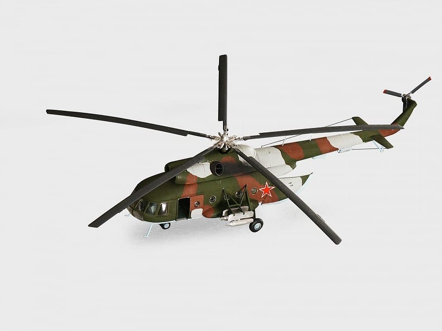 Zvezda - 7230 - Soviet multi-role helicopter MI-8T HIP-C - 1/72 Scale Model