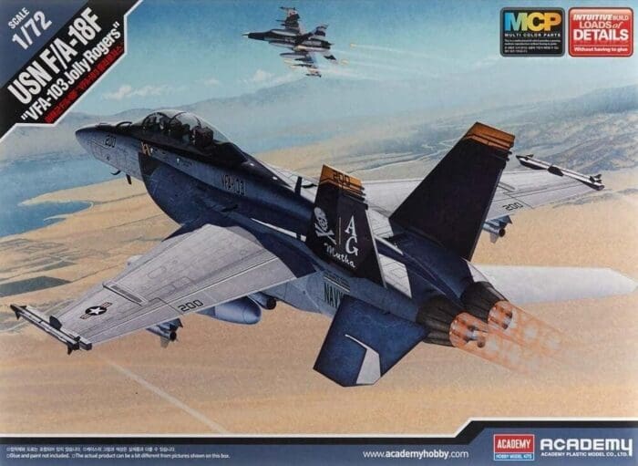 Academy Hobby Models - 12535 - USN F/A-18F "VFA-103 Jolly Rogers" MCP ...