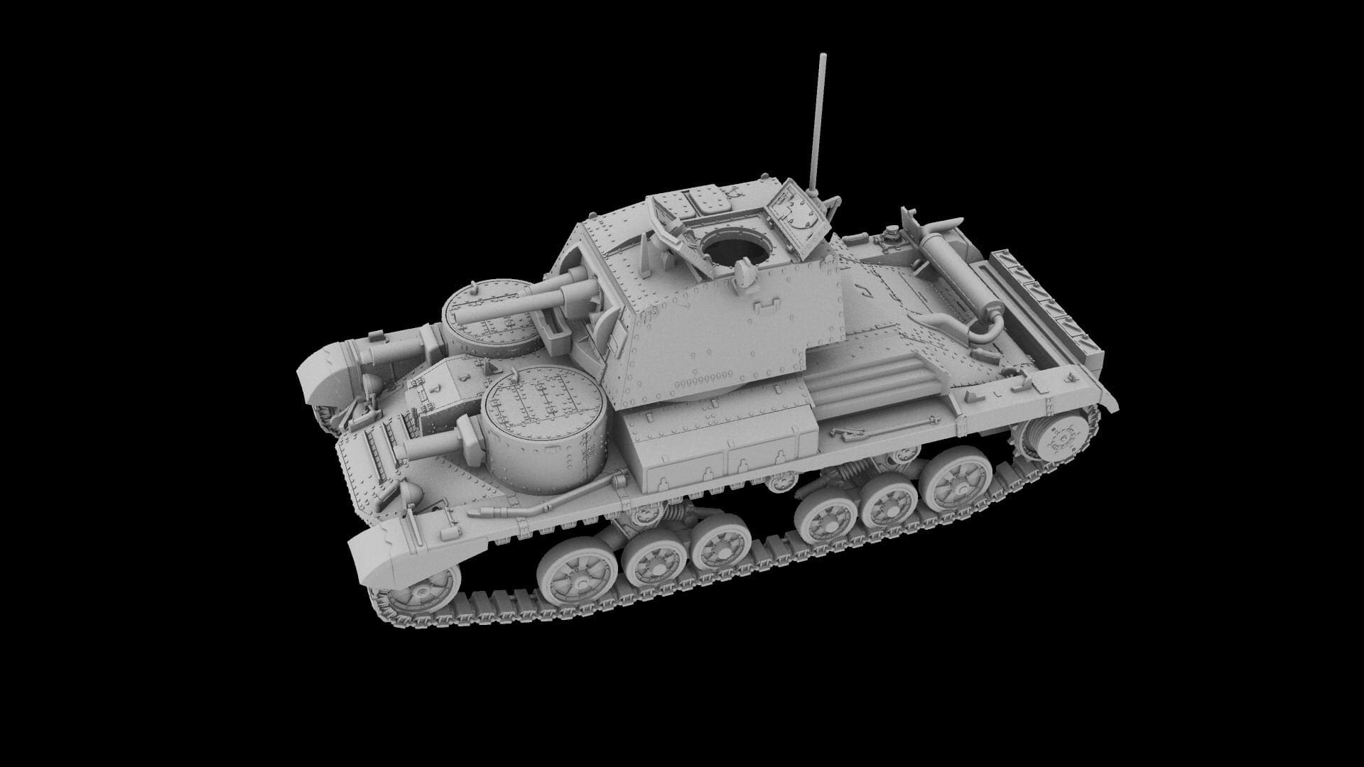 IBG (The World At War) - WAW012 (W-012) - A9 CS Close Support British ...