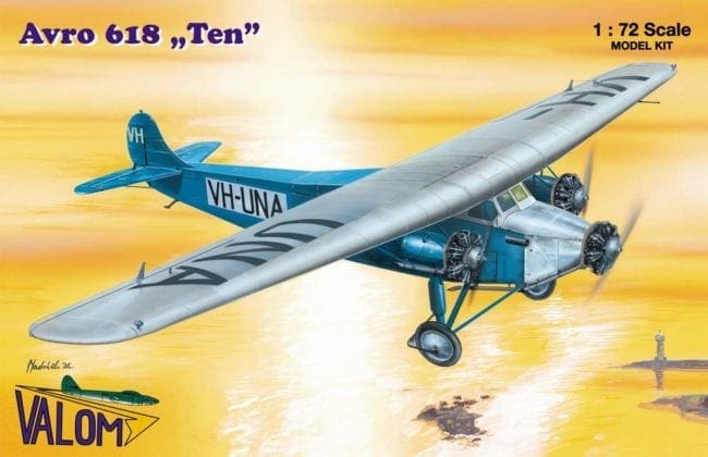 Valom - 72039 - Avro 618 "Ten" - 1/72 Scale Model