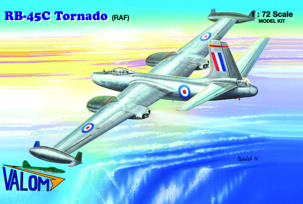 Valom - 72123 - N.A. B-45C Tornado (RAF) - 1/72 Scale Model