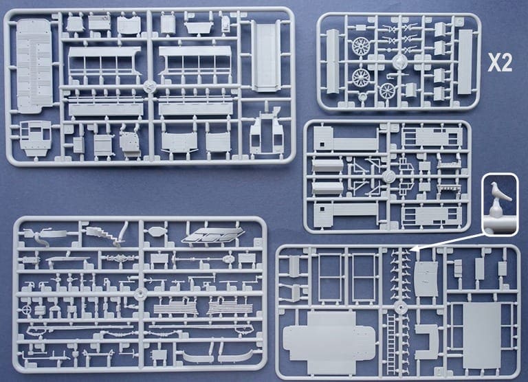 Roden - 737 - Type B Bus "Pigeon Loft" - 1/72 Scale Model