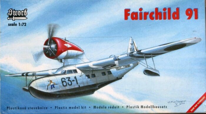 Sword - 72013 - Fairchild 91 - 1/72 Scale Model