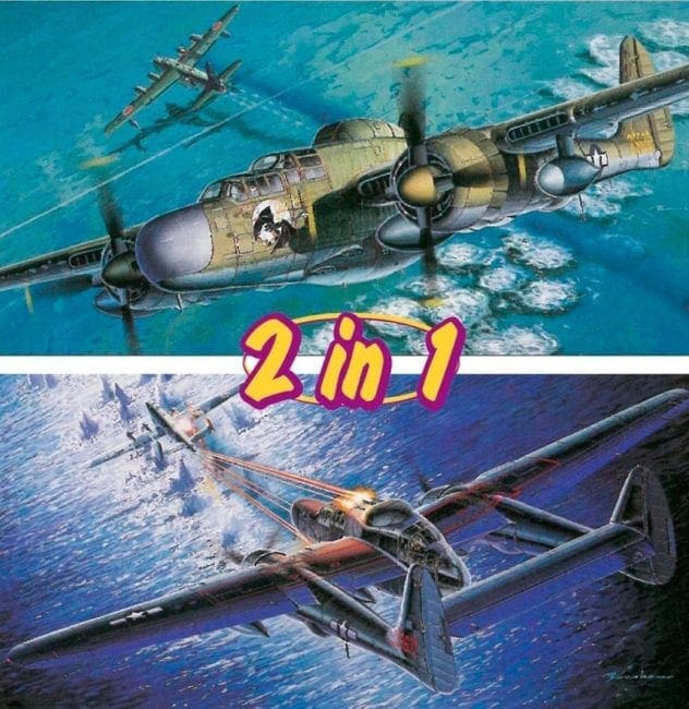 Dragon - 5122 - P-61A / P-61B (2 in 1) - 1/72 Scale Model