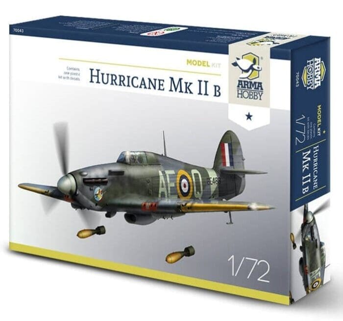 Arma Hobby - 70043 - Hurricane Mk II b (Model Kit) - 1/72 Scale Model