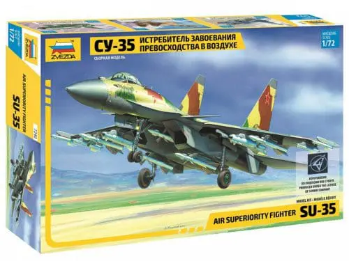 Zvezda - 7240 - SU-35 Air Superiority Fighter - 1/72 Scale Model
