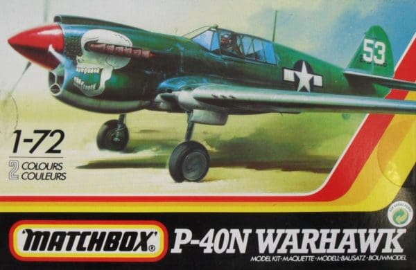 Matchbox - PK-31 (40063) - Curtiss P-40N Warhawk - 1/72 Scale Model