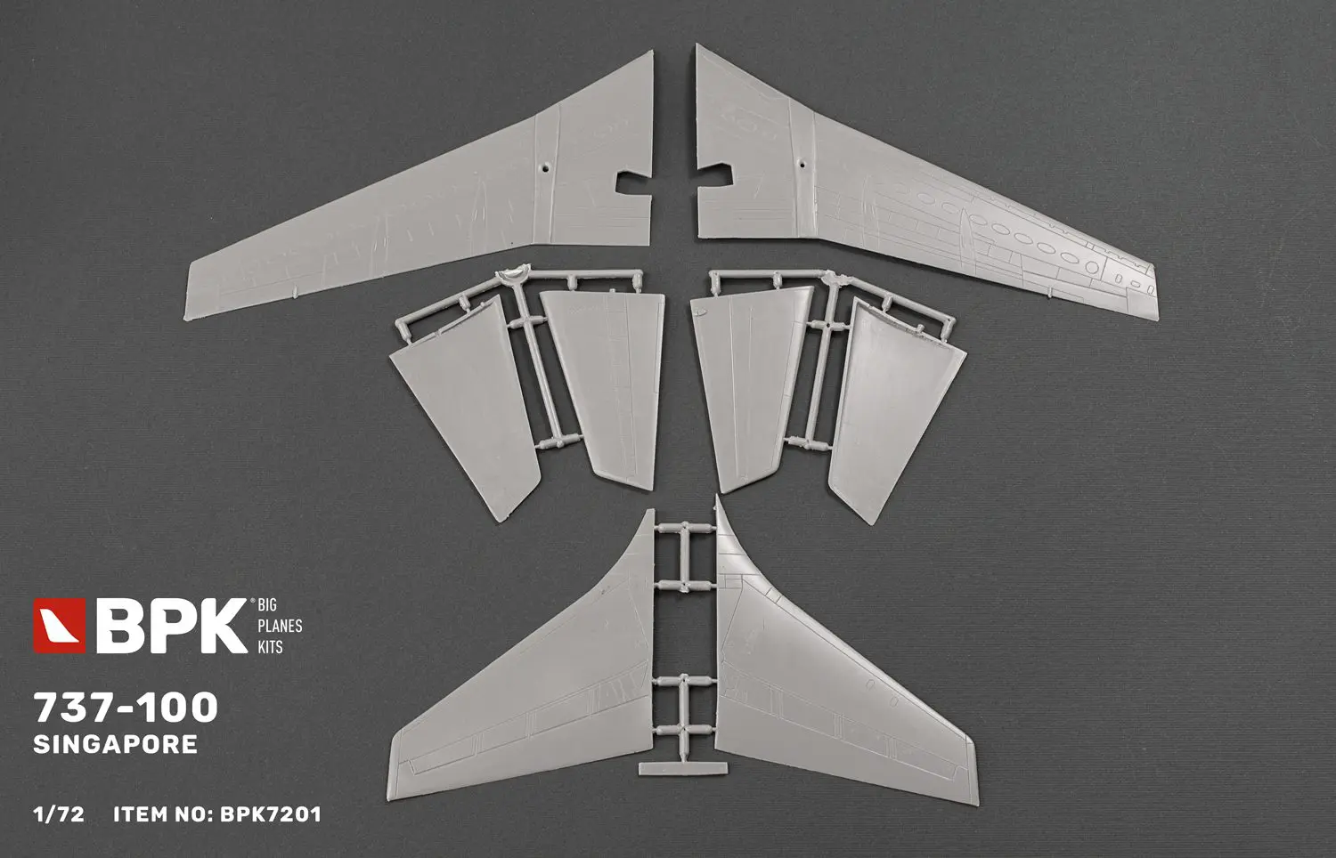 Big Plane Kits - 7201 - Boeing 737-100 - 1/72 Scale Model