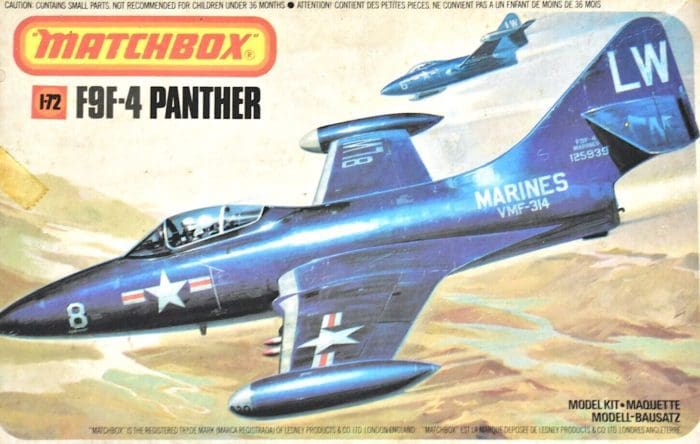 Matchbox - PK-124 - F9F-4 Panther - 1/72 Scale Model
