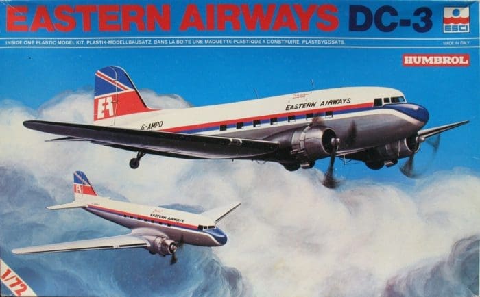 ESCI - 9014 GB - Eastern Airways DC-3 - 1/72 Scale Model