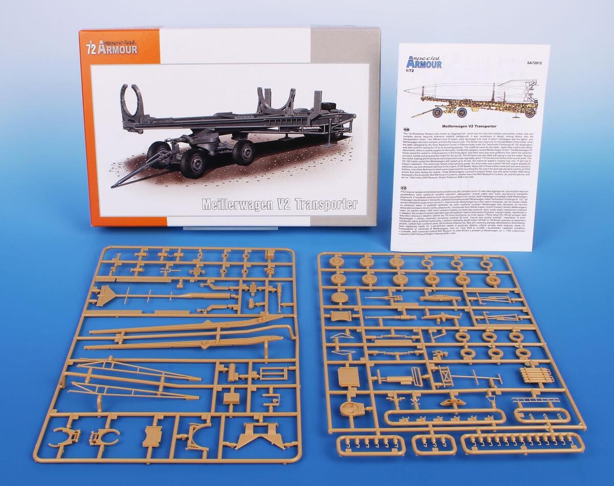Special Armour - SA72012 - Meillerwagen V2 Transporter - 1/72 Scale Model