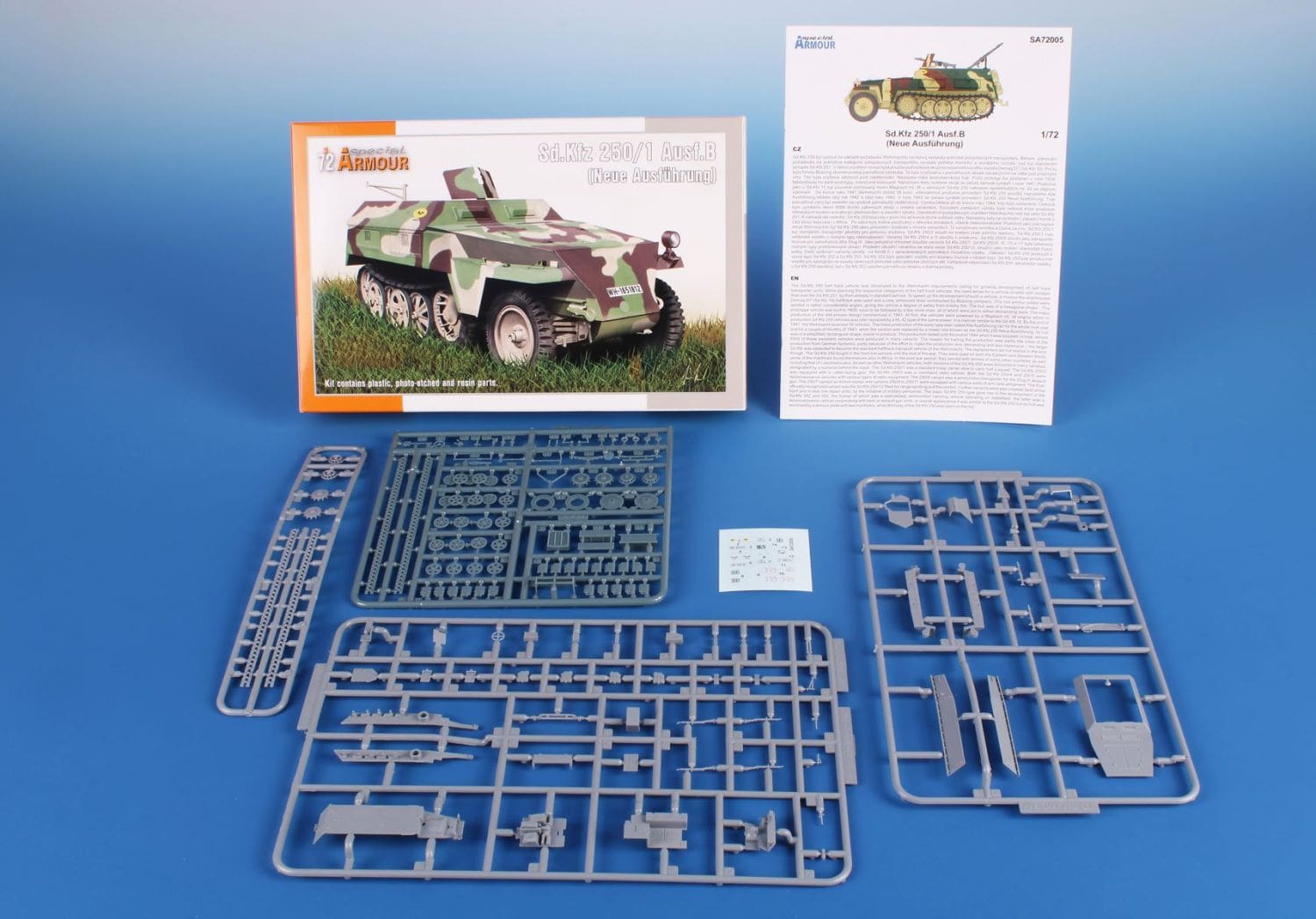 Special Armour - SA72005 - Sd.Kfz 250/1 Ausf.B (Neue Ausführung) - 1/72 ...