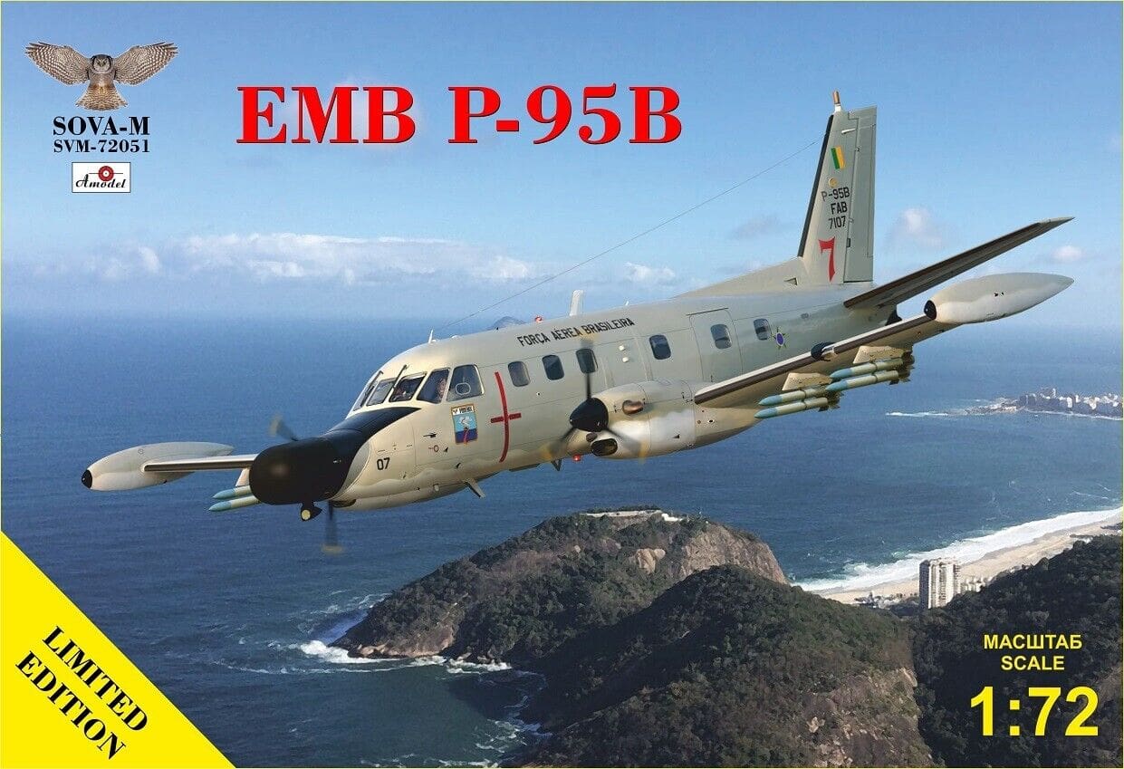 Sova-M - 72051 - EMB P-95B Bandeirulha - 1/72 Scale Model