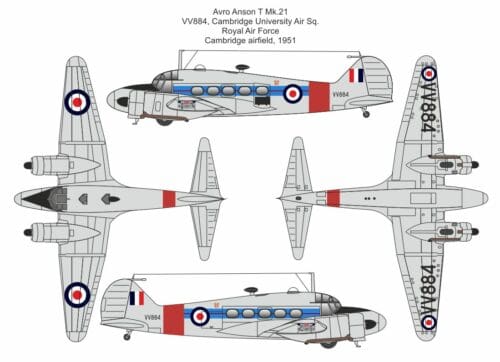 Valom - 72165 - Avro Anson T.21 - 1/72 Scale Model