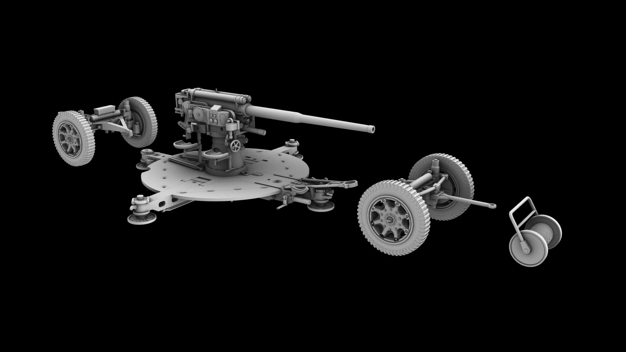 IBG - 72159 - 90/53 90mm Italian Anti Aircraft Gun - 1/72 Scale Model