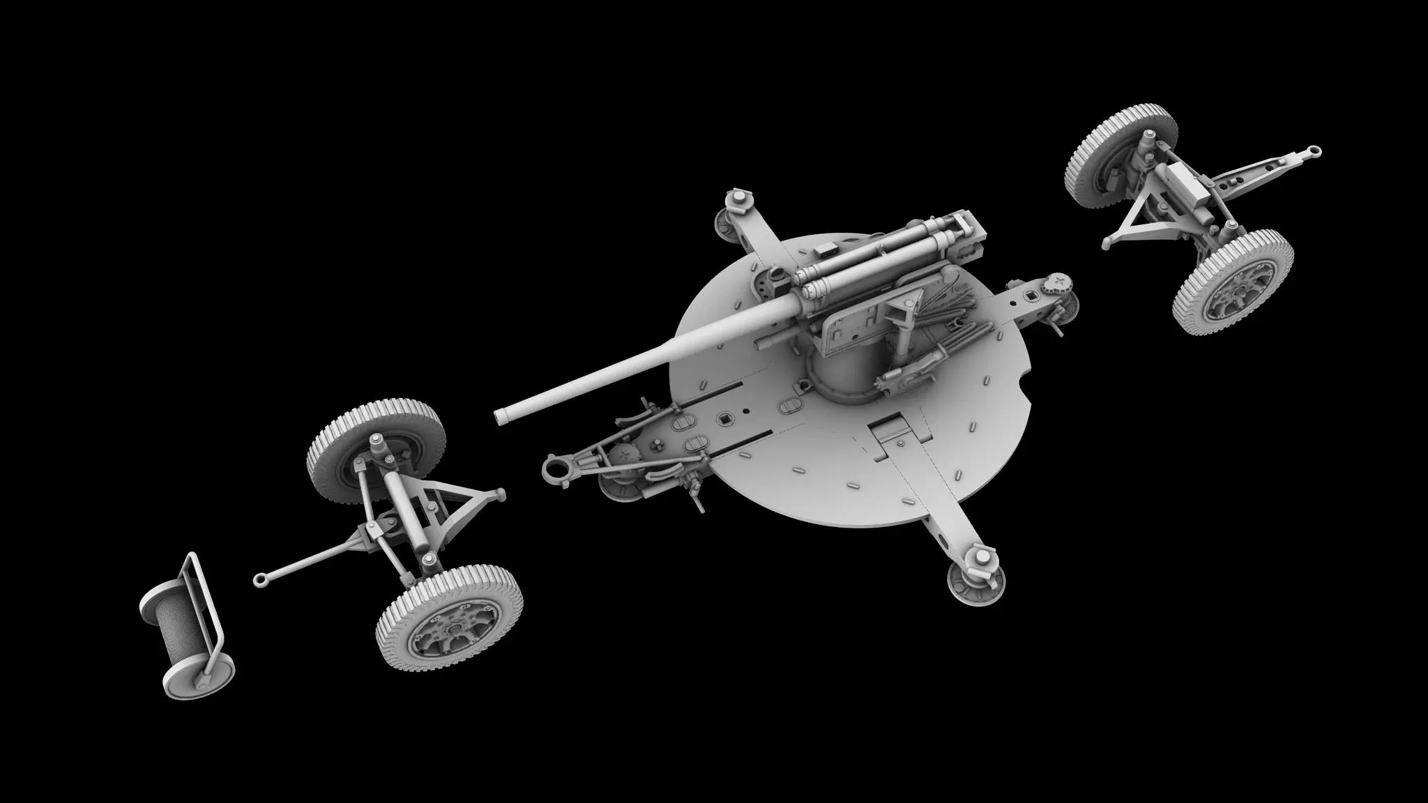 IBG - 72159 - 90/53 90mm Italian Anti Aircraft Gun - 1/72 Scale Model