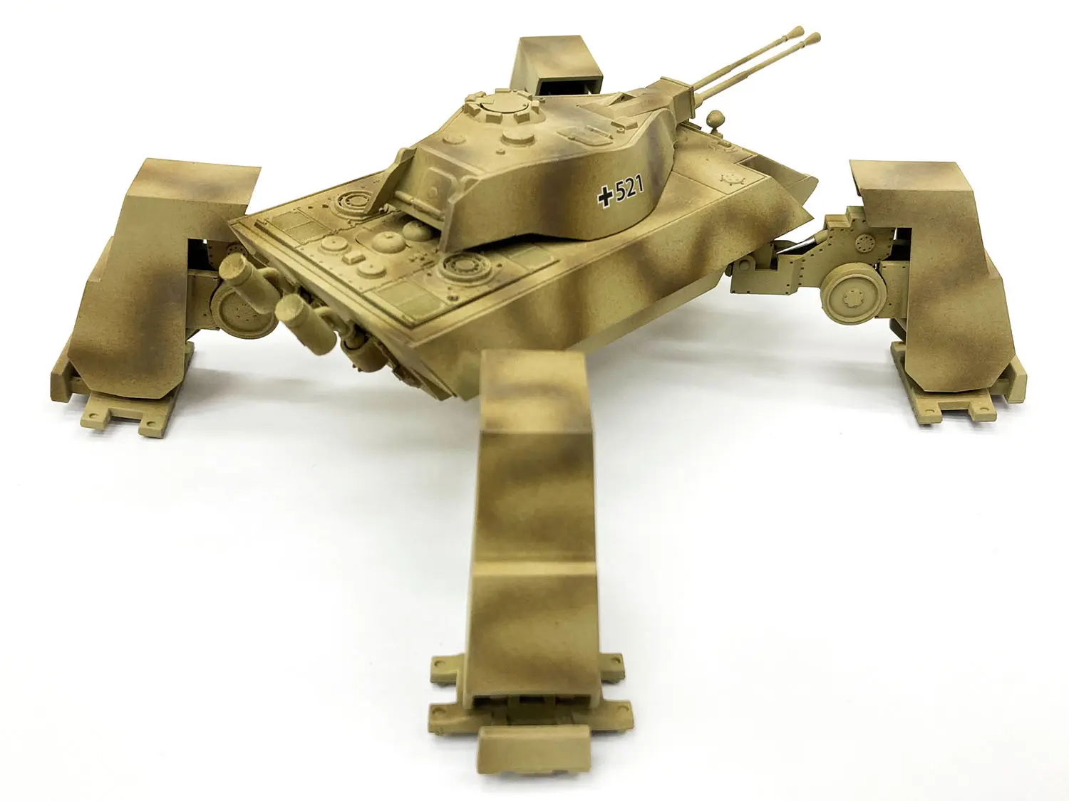 ModelCollect (Rocket Models) - UA72354 - German E-75 Mech 55mm Twin Gun ...