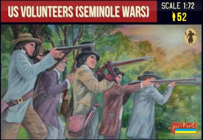Strelets - M161 - US Volunteers (Seminole Wars) - 1/72 Scale Model