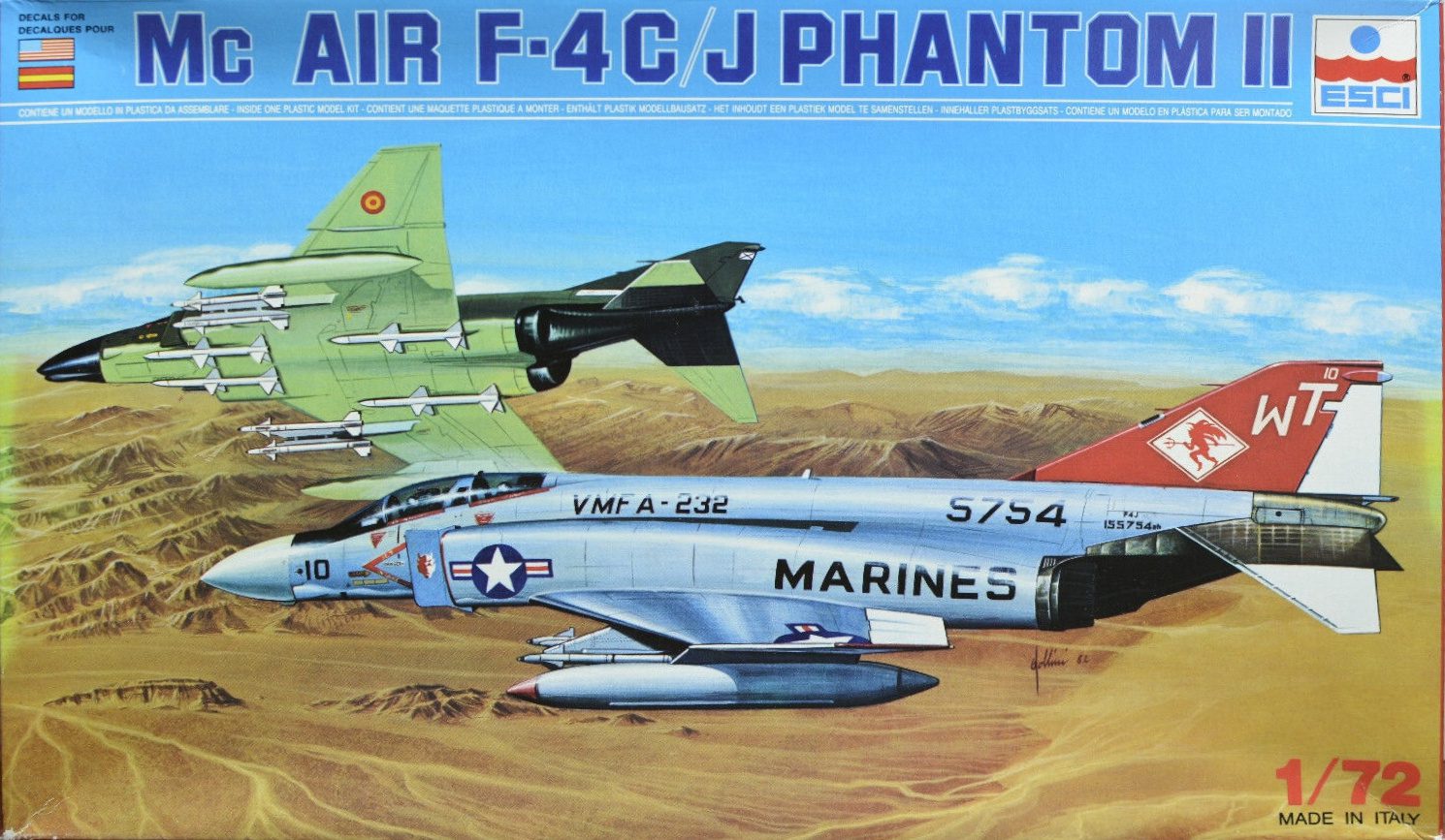 ESCI - McDonnell Douglas F-4 Phantom II - 1/72 Scale Model